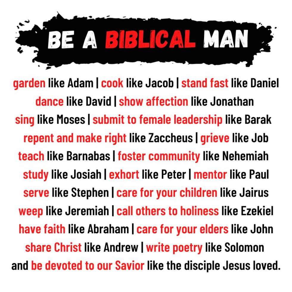 What is Biblical Manhood? - Bare Marriage